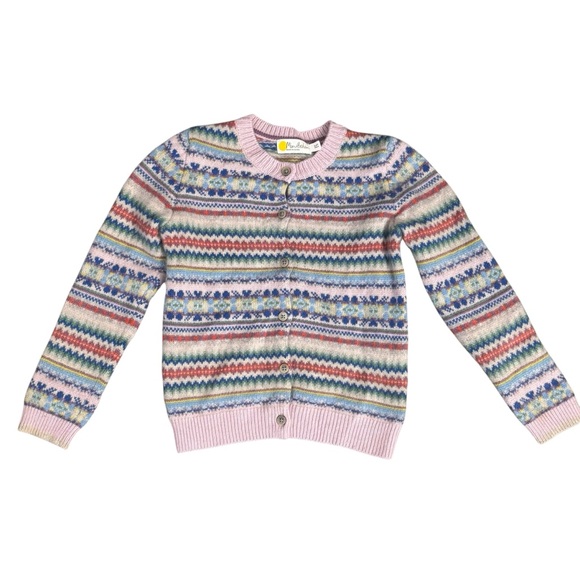 Mini Boden | Shirts & Tops | Mini Boden Girls Fair Isle Cardigan ...